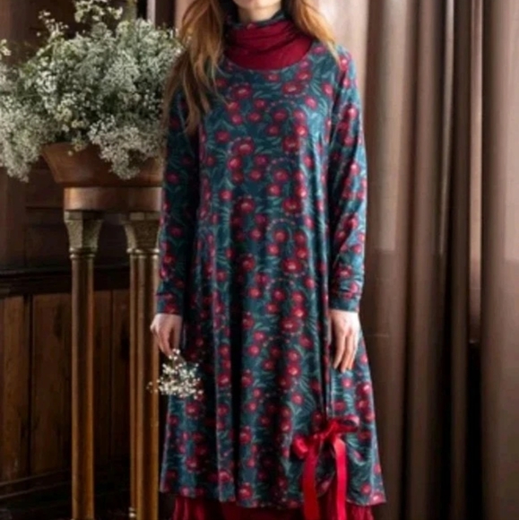 Gudrun Sjoden | Dresses | Gudrun Sjoden Kleid Dagny Floral Long Sleeve ...